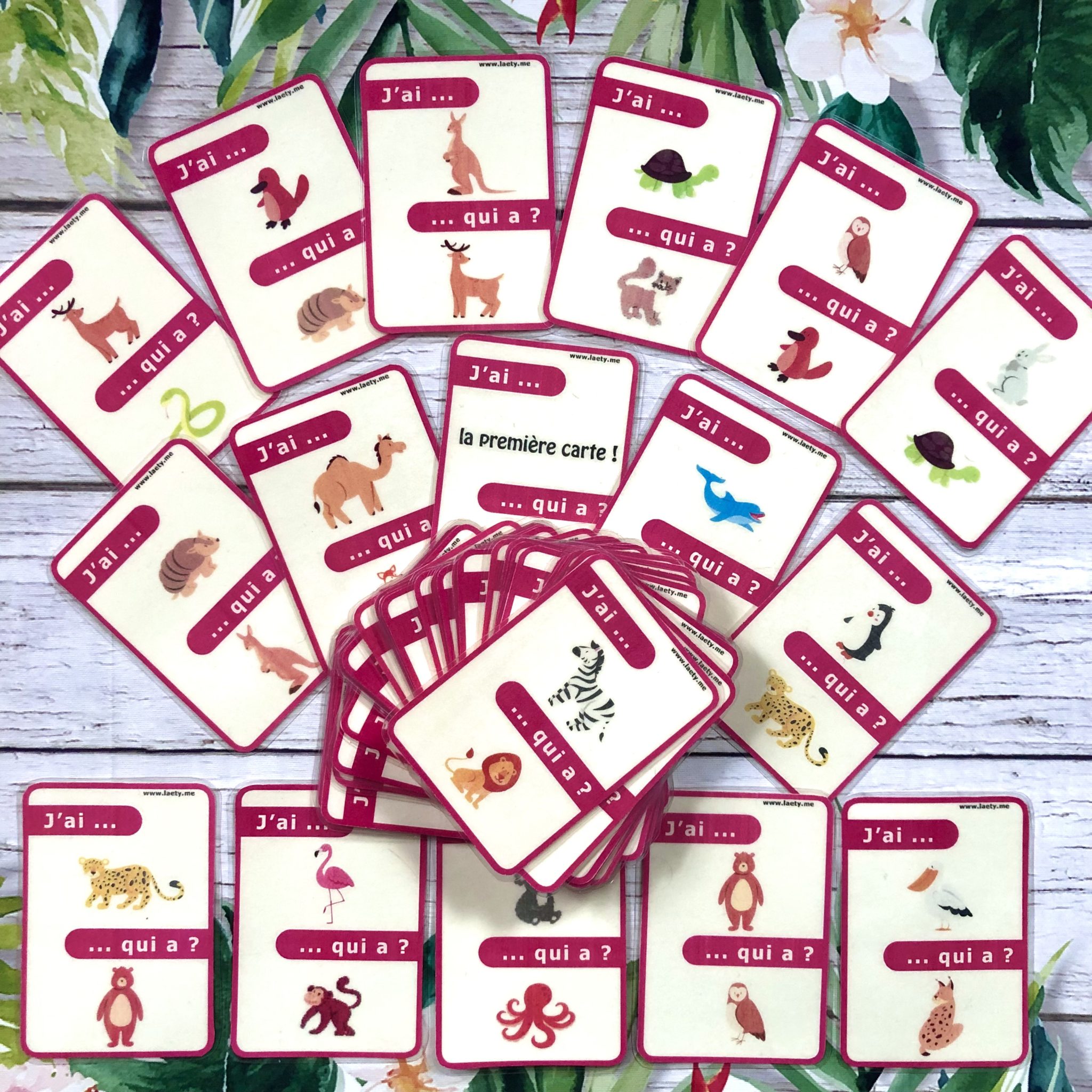 « J’ai qui a » des animaux – vocabulaire – Ressources pédagogiques