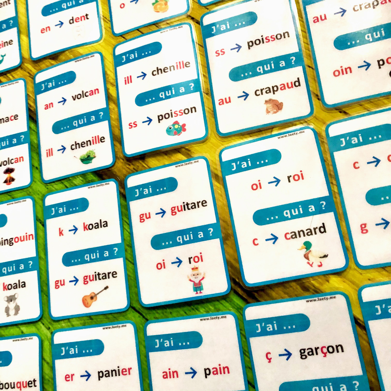 « J’ai qui a » des sons complexes – niveau 2 – Ressources pédagogiques