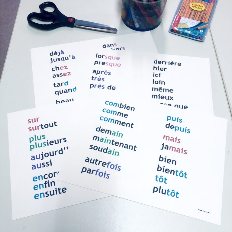 Mots-outils selon MHF – Ressources pédagogiques