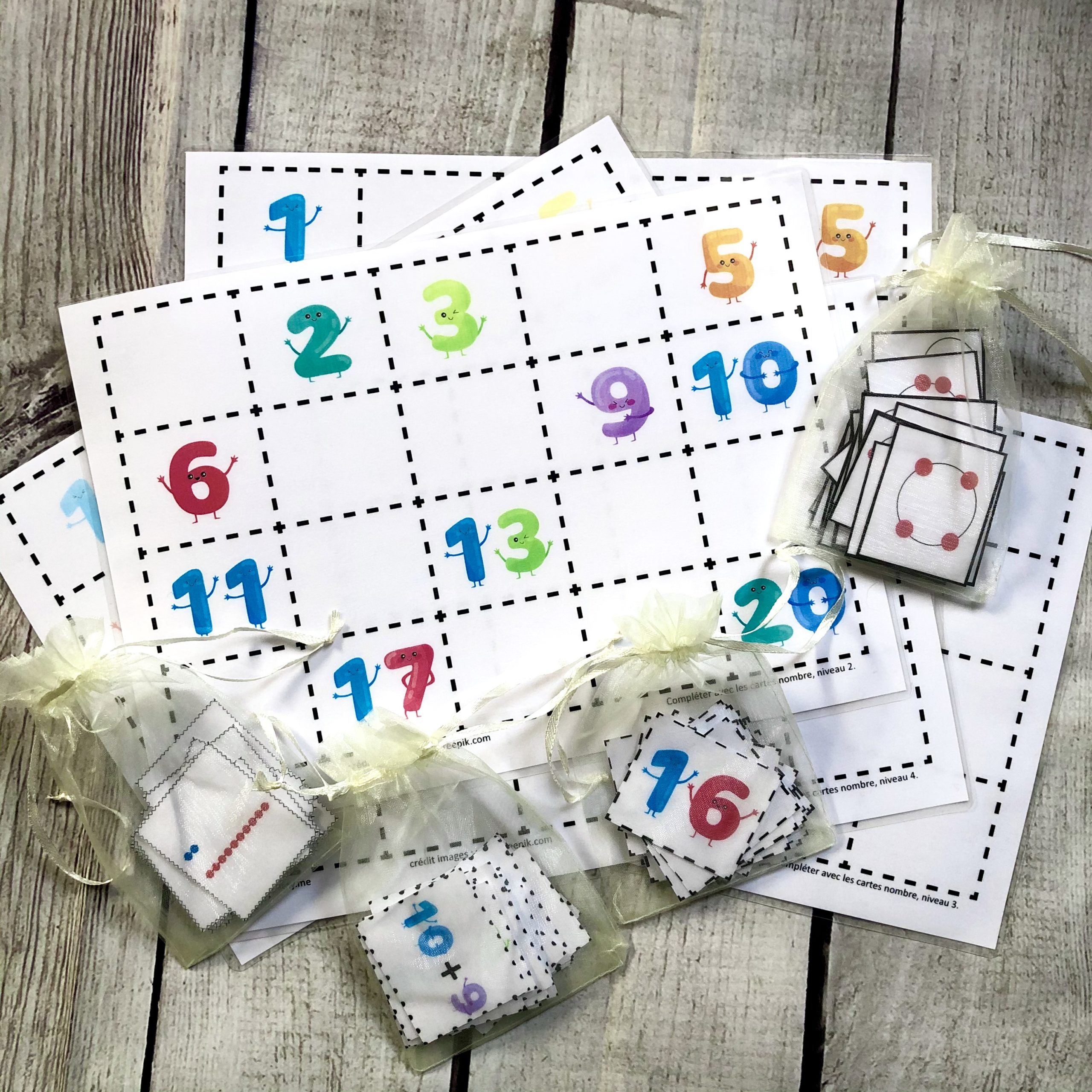 Puzzle des nombres jusqu’à 20 – Retour à la page d'accueil