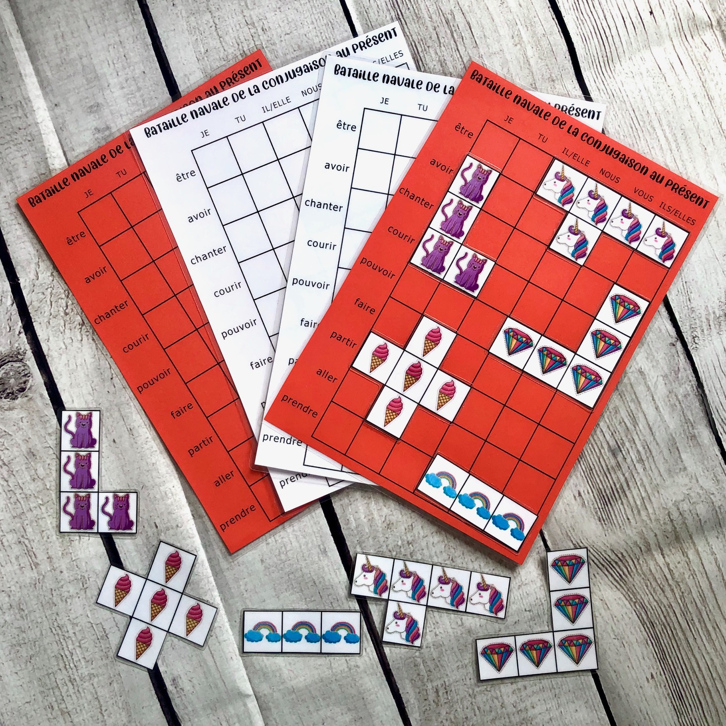 Bataille navale de la conjugaison – Ressources pédagogiques