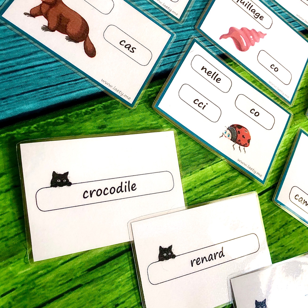 Mots à écrire avec des syllabes. – Ressources pédagogiques