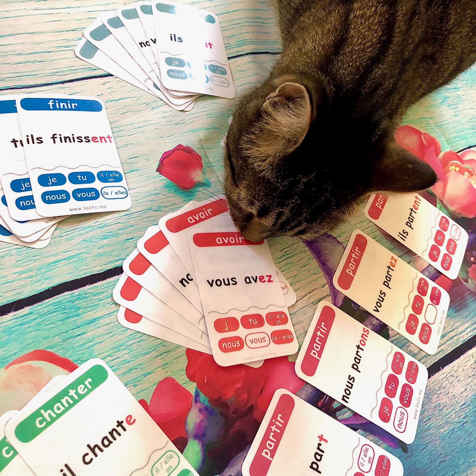 Jeu de 7 familles – conjugaison – Présent – Ressources pédagogiques