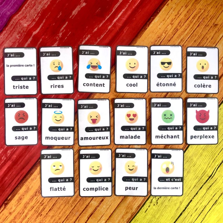 « J’ai qui a » des émotions – Ressources pédagogiques