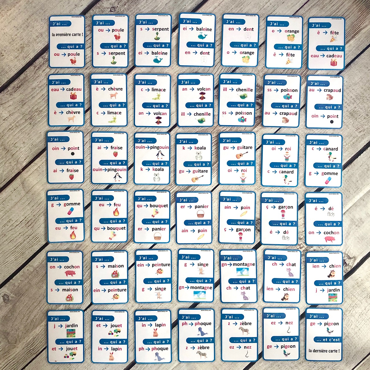 « J’ai qui a » des sons complexes. – Ressources pédagogiques