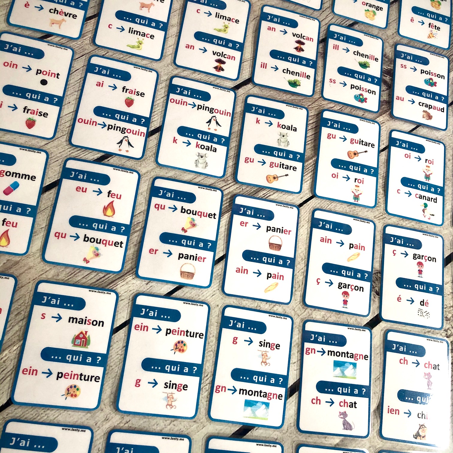 « J’ai qui a » des sons complexes. – Ressources pédagogiques