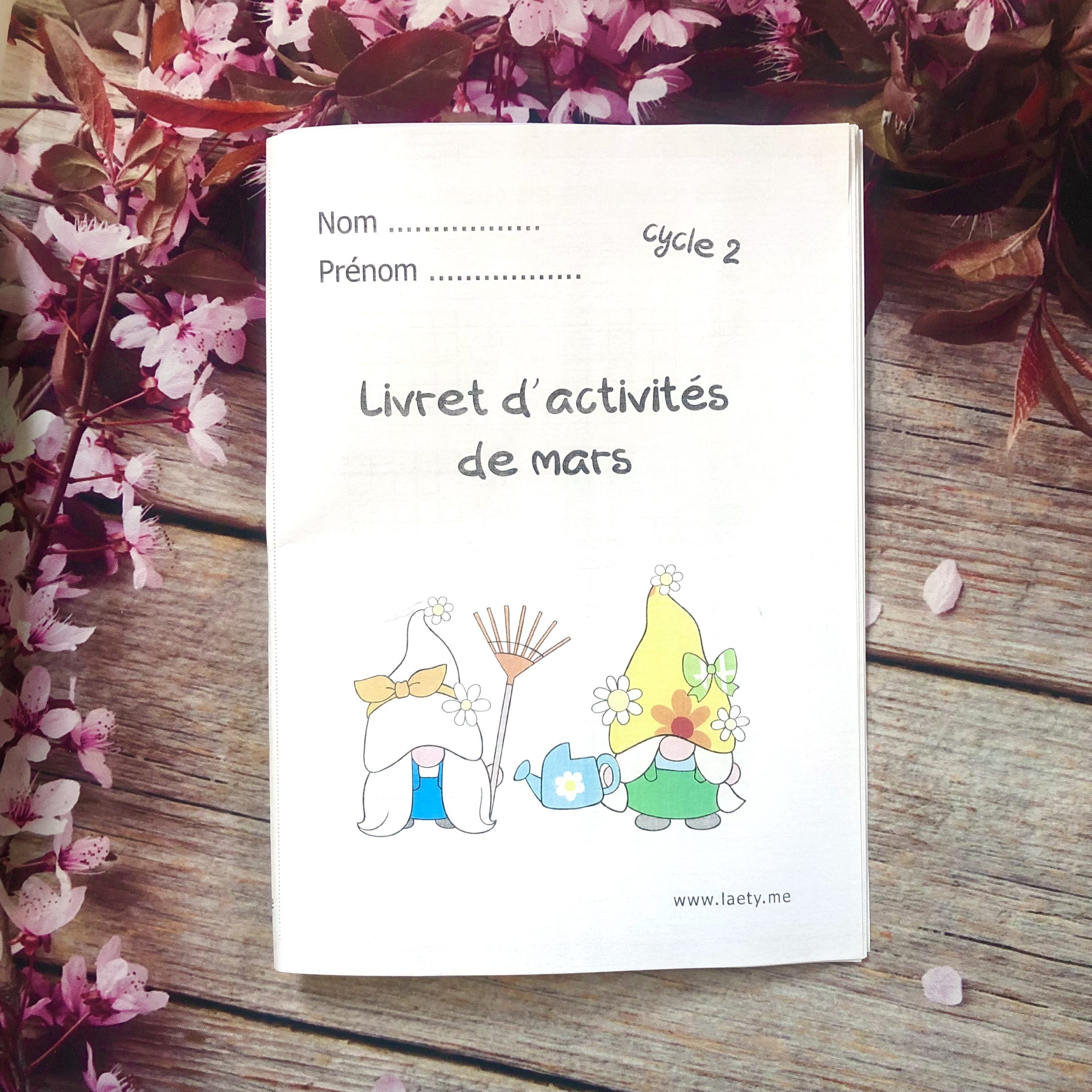 Livret d’activités de mars – Retour à la page d'accueil