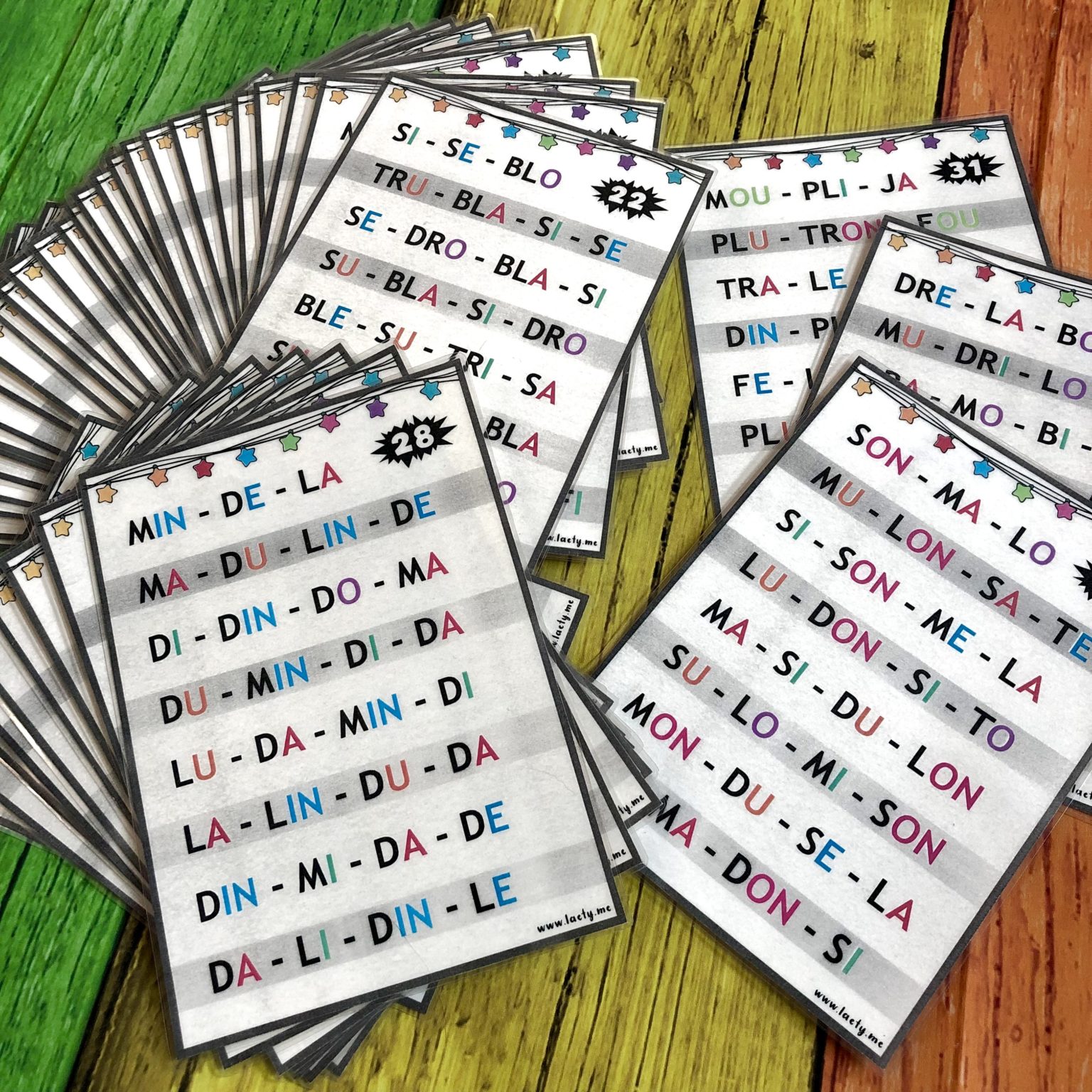 Lecture par syllabes – Ressources pédagogiques