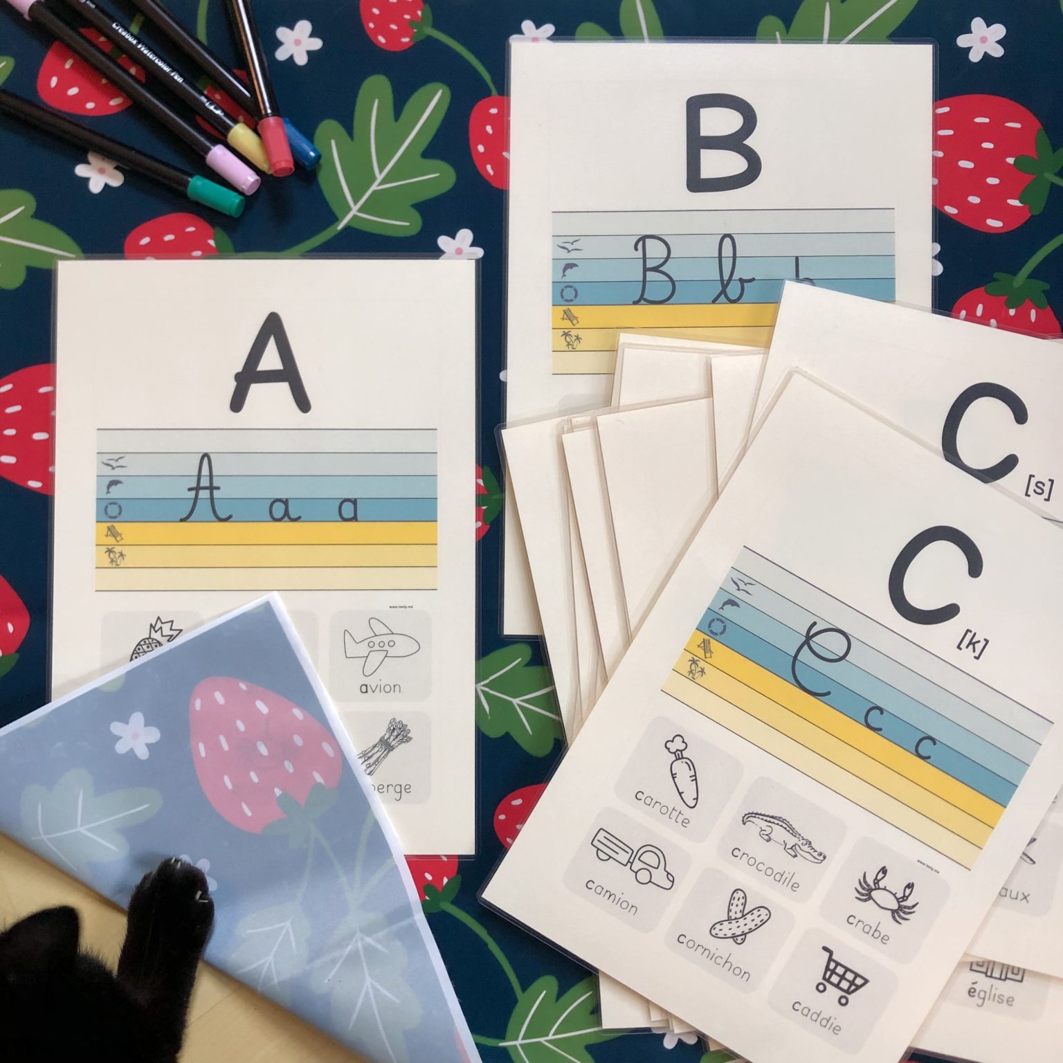 Affiches des sons/lettres – Ressources pédagogiques