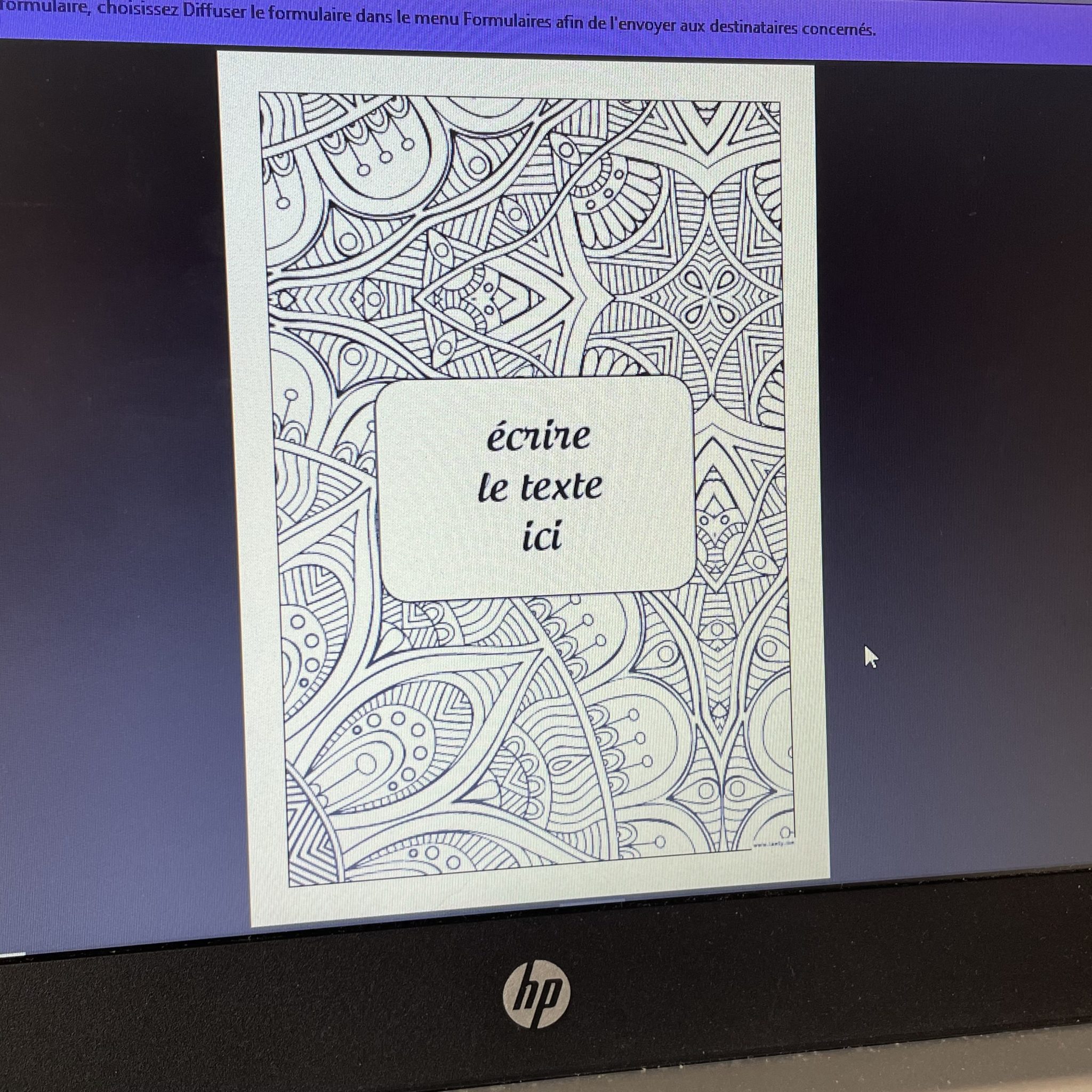 Page de garde A4 modifiable – Ressources pédagogiques